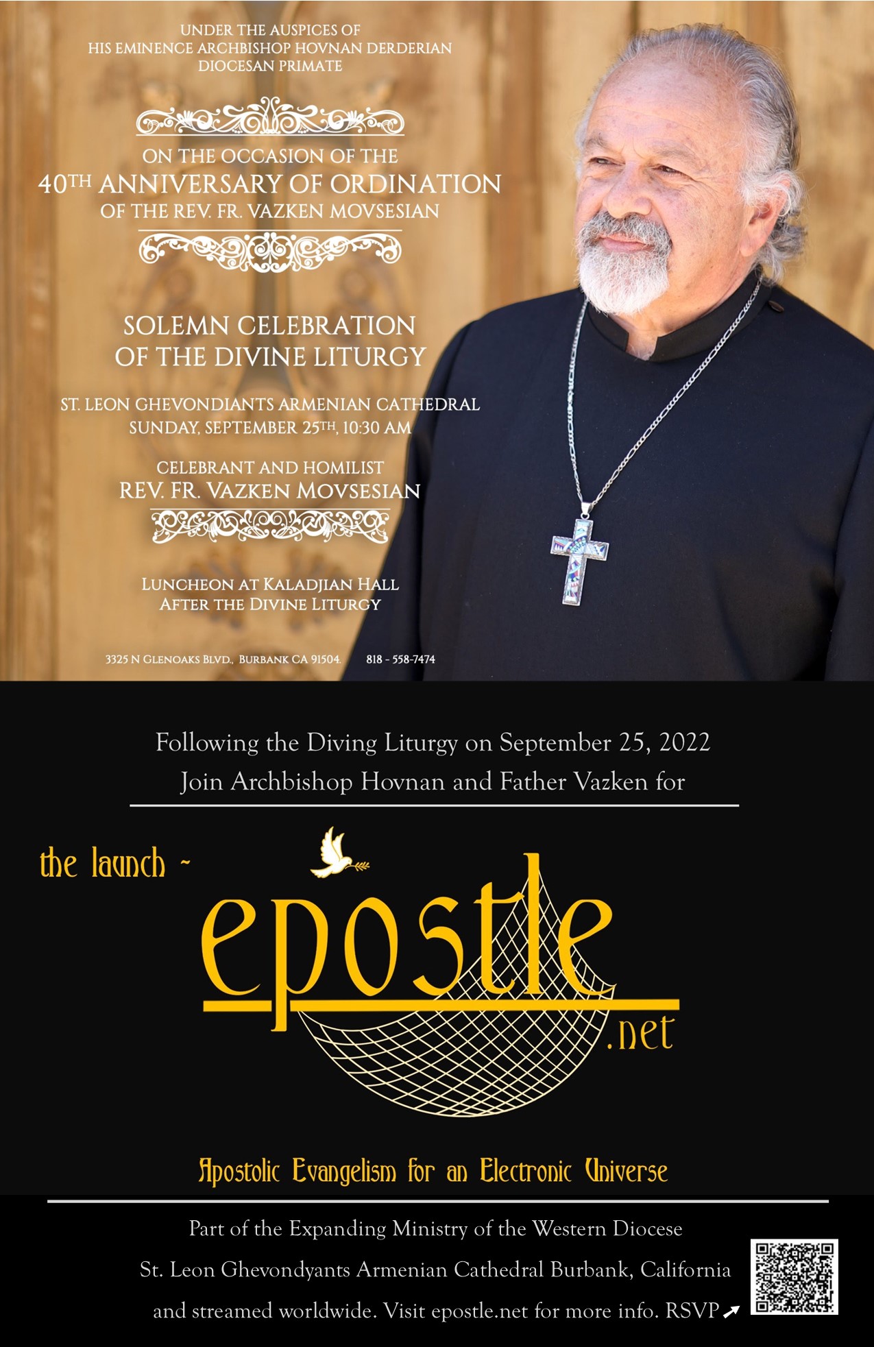 Epostle Launch on Fr. Vazken’s 40th Anniversary – epostle